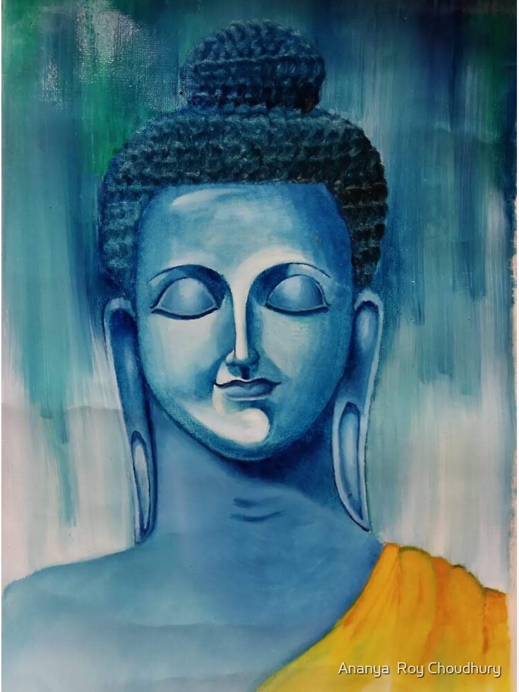 "GAUTAM BUDDHA LOST IN DEEP MEDITATION" Sticker for Sale by 2ananyaRC9 ...