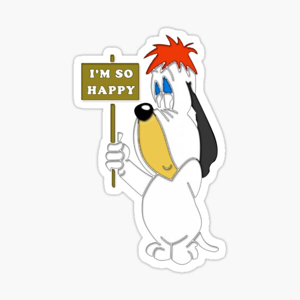 Droopy Dog Stickers | Redbubble