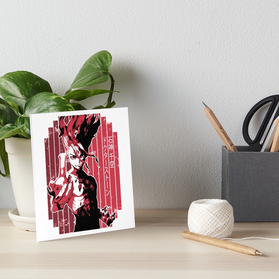 "Senku Poster Dr Stone | Anime" Art Board Print by Ricardomoreno ...