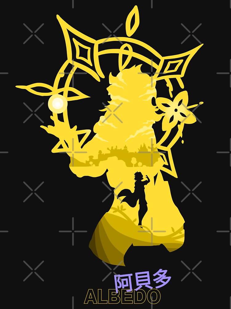 "Genshin Impact Albedo" T-shirt by HekoRGB | Redbubble