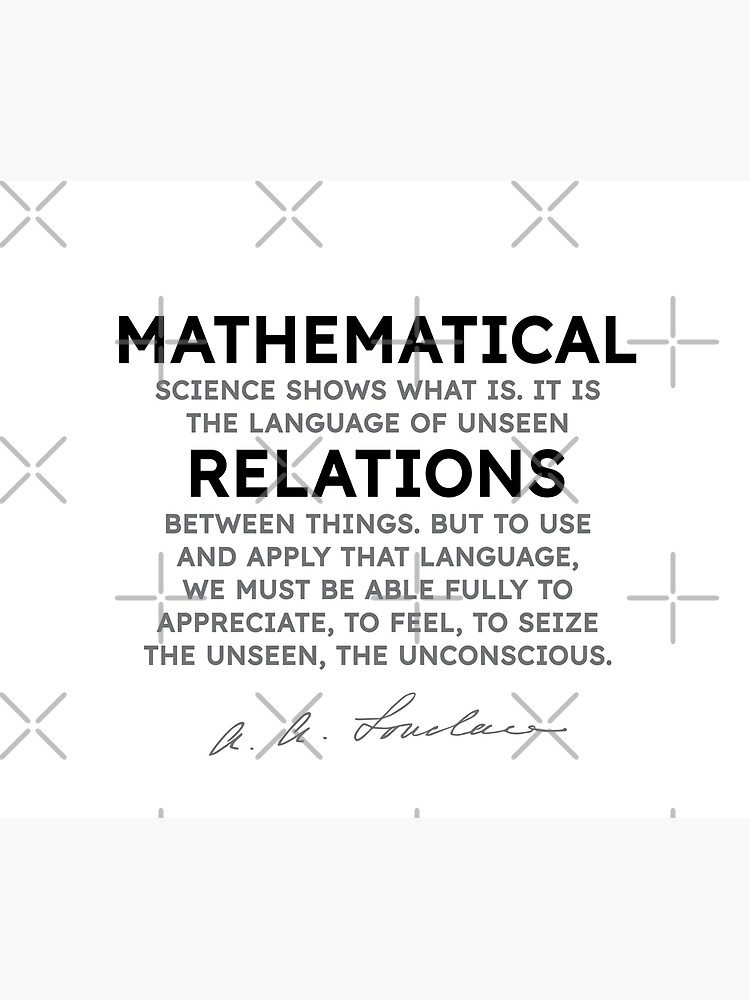 Ada Lovelace quotes - Mathematical science shows what is. Premium Matte ...