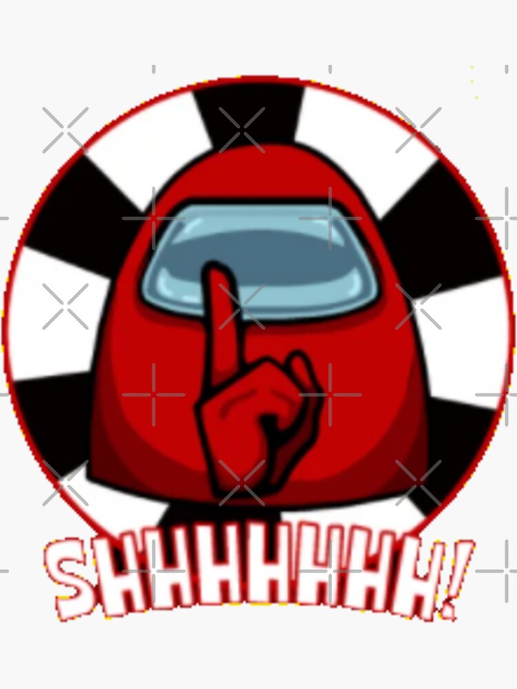 "Shhhhhhhh" Sticker for Sale by Purewarrior1 | Redbubble