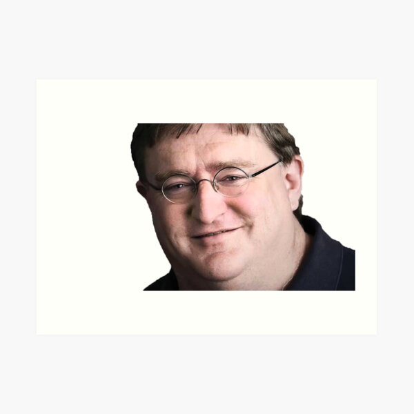"Gabe Newell - Gaben" Art Print for Sale by candymanjones | Redbubble