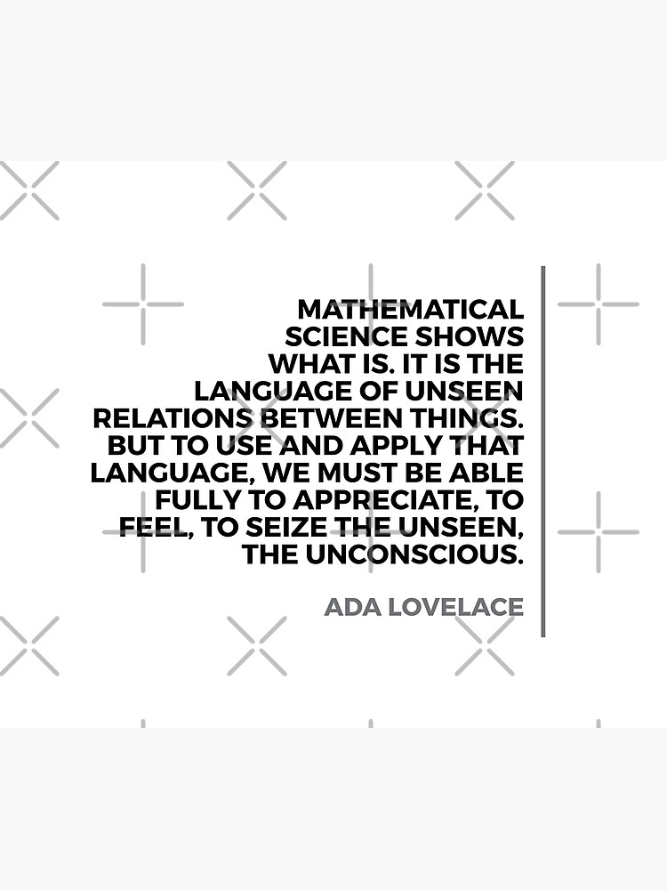 Ada Lovelace quotes - Mathematical science shows what is... Premium ...