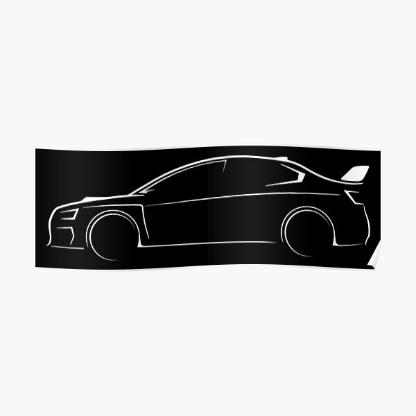 "The Outline (STI)" Poster for Sale by Xray10six | Redbubble