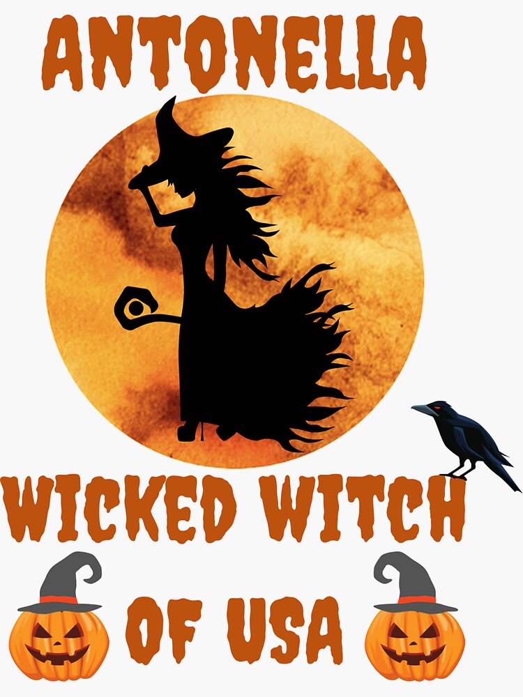 "Antonella witch" Sticker by Nuch-krasang | Redbubble
