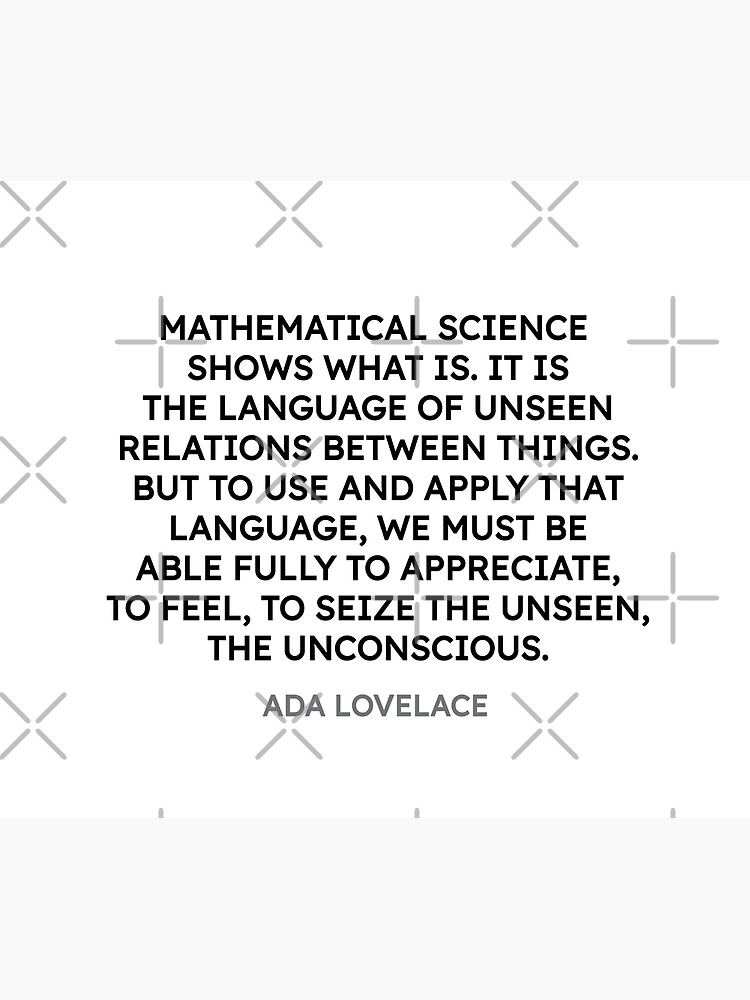 Ada Lovelace quotes - Mathematical science shows what is... Premium ...