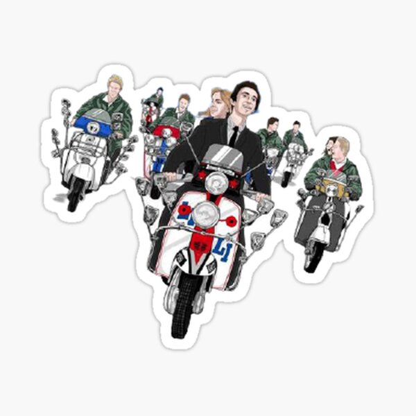 "Scooter Mods" Sticker for Sale by PhatFeet | Redbubble