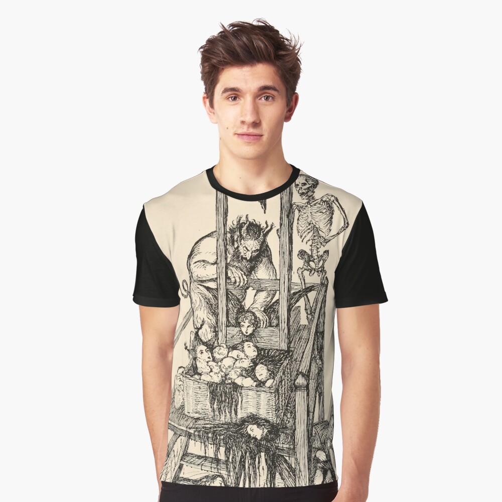 "The Devil, Death and the Guillotine" Poster for Sale by Geekimpact ...