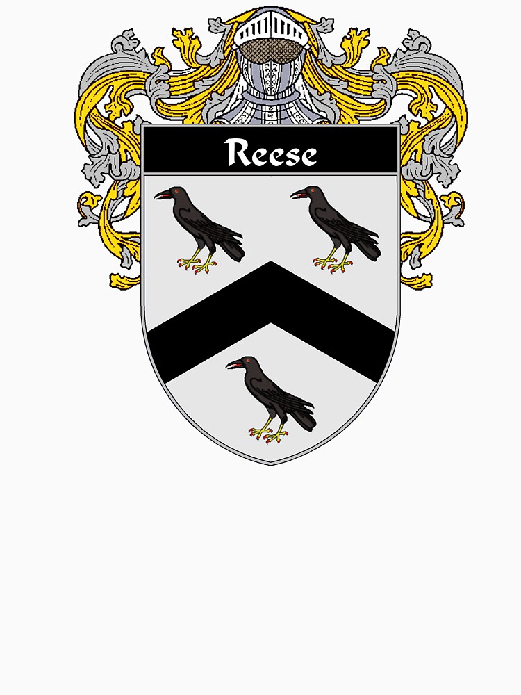 "Reese Coat of Arms / Reese Family Crest" T-shirt by IrishArms | Redbubble