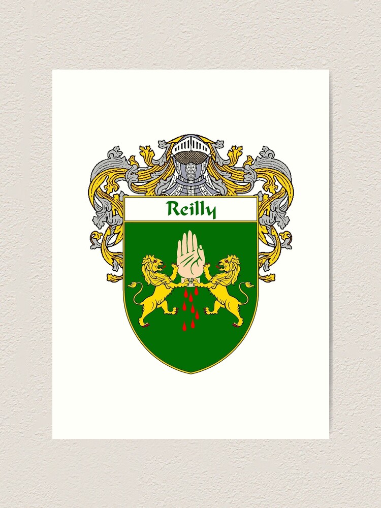 "Reilly Coat of Arms / Reilly Family Crest" Art Print by IrishArms ...