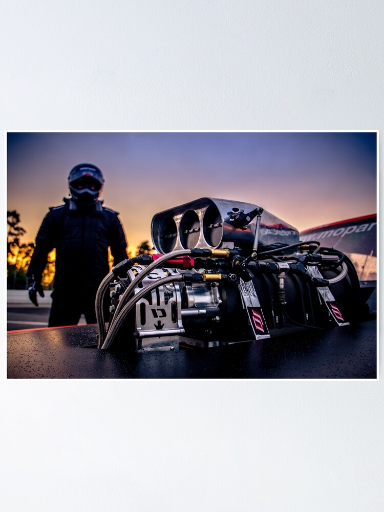 "Drag racing" Poster by ThePixeleye | Redbubble