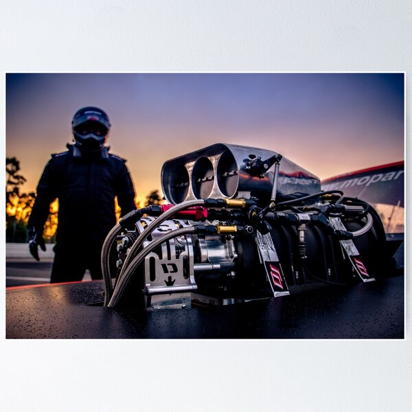 "Drag racing" Poster by ThePixeleye | Redbubble