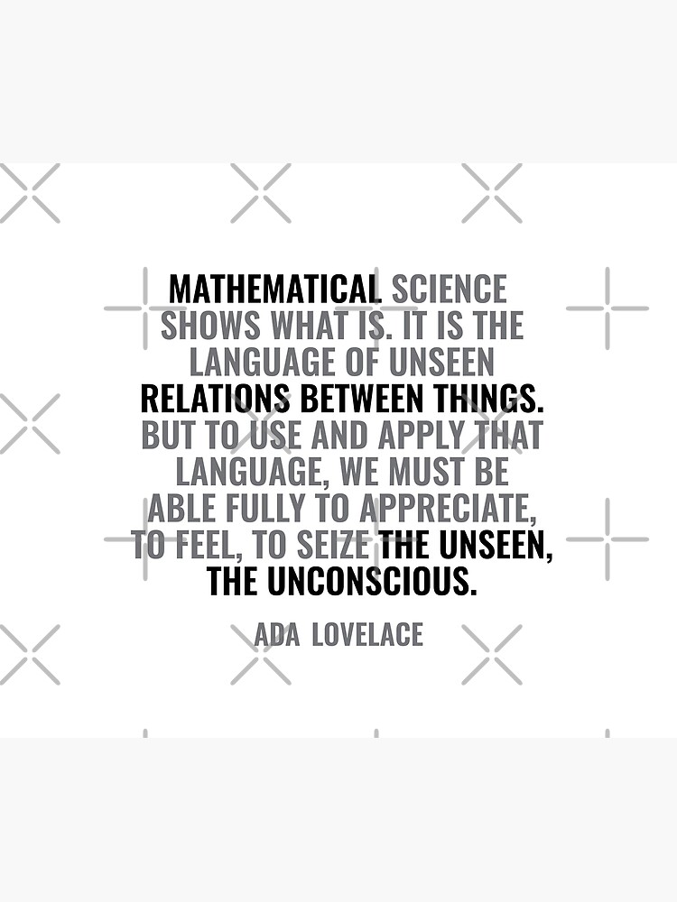 Ada Lovelace quotes - Mathematical science shows what is... Premium ...