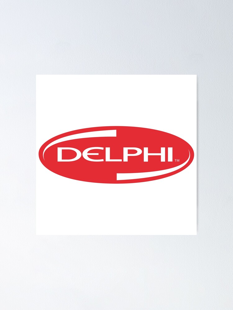 "Delphi Logo" Poster for Sale by Lee5Mendez | Redbubble