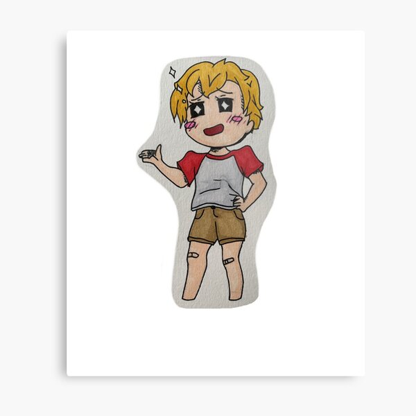 "TommyInnit Sticker - Dream SMP, Cute MCYT, TommyInnit" Metal Print by ...