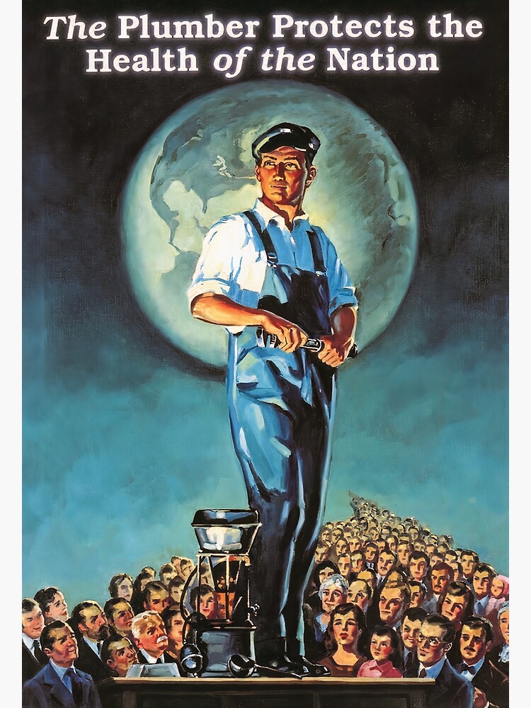 "Vintage American Plumber Pride Poster" Poster for Sale by majdman ...