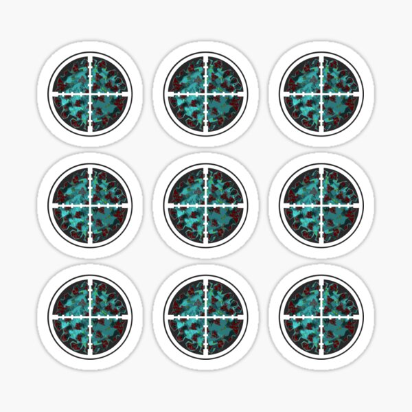 "Covid-19 In Your Sights." Sticker by ExplodingRice | Redbubble