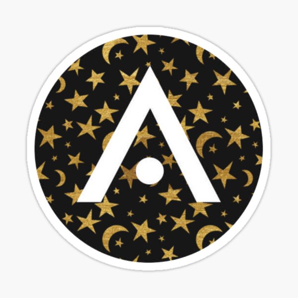 "Moon and Stars Aveda Logo" Sticker for Sale by Dalaura | Redbubble