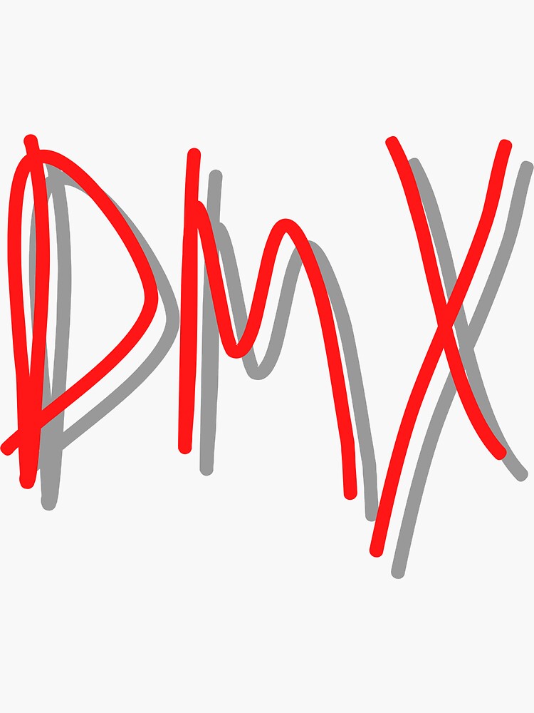 "DMX Red Logo" Sticker for Sale by ODpublishing | Redbubble