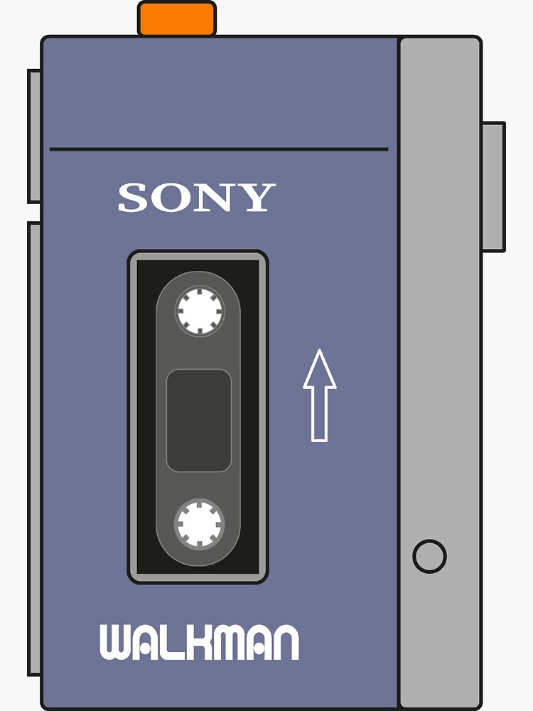 "Walkman " Sticker for Sale by JDStudios | Redbubble