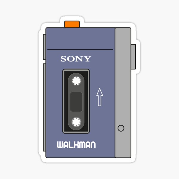 "Walkman " Sticker for Sale by JDStudios | Redbubble