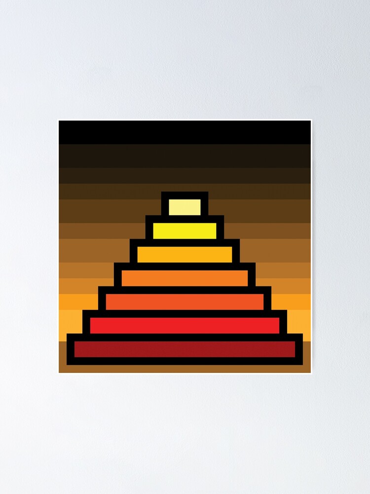 "The Unknown - 0017 - Original Abstract Pixel Art" Poster for Sale by ...