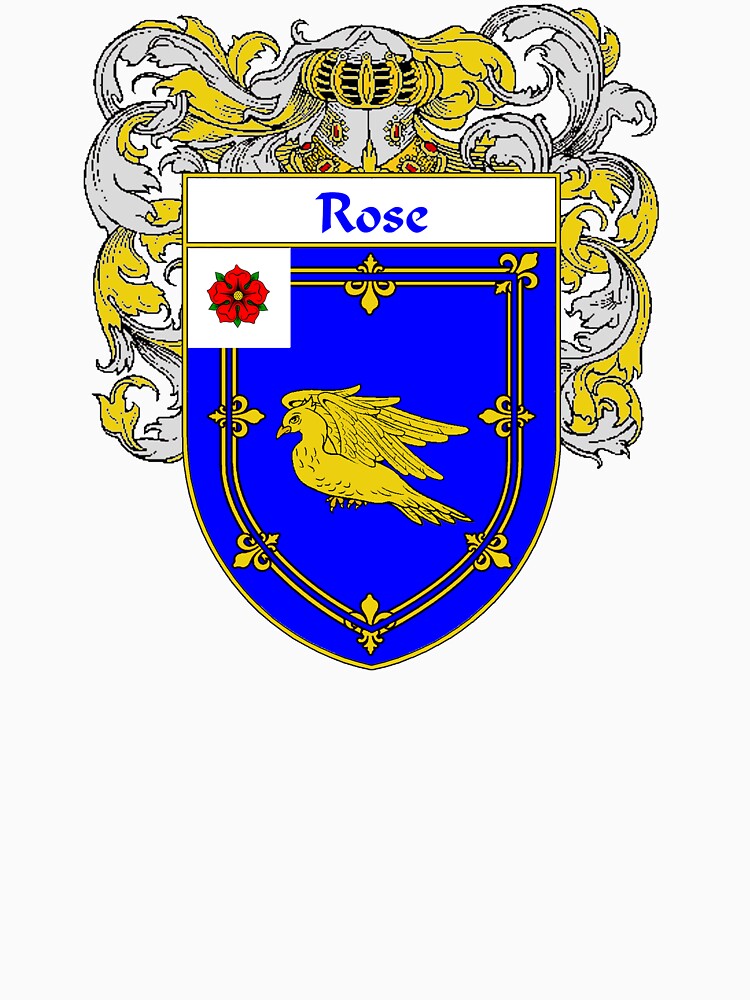 "Rose Coat of Arms / Rose Family Crest" T-shirt for Sale by IrishArms ...