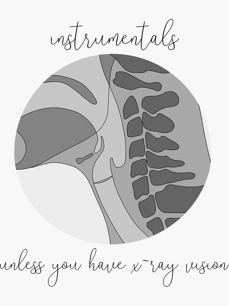 "SLP Videofluoroscopy Unless You Have X-Ray Vision" Sticker for Sale by ...