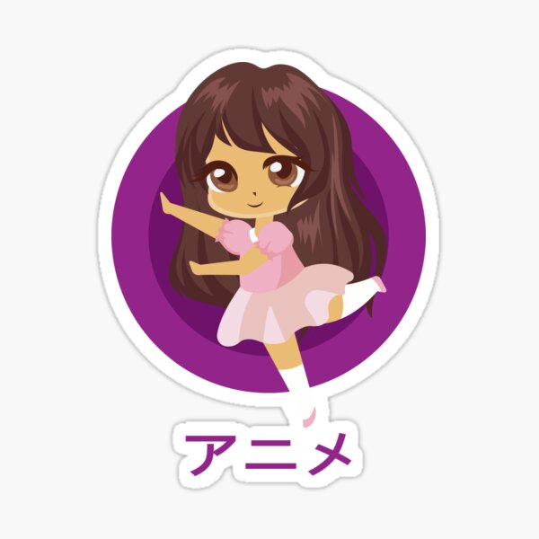 Cute Anime Manga Girl Sticker For Sale By Elbedesigns Redbubble