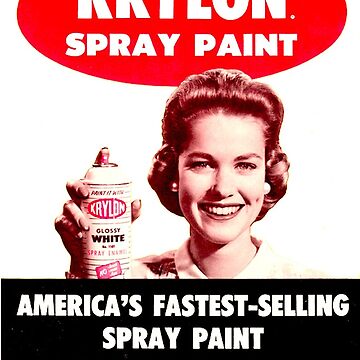 "vintage Krylon spray paint sign" Sticker for Sale by K-Vandal | Redbubble