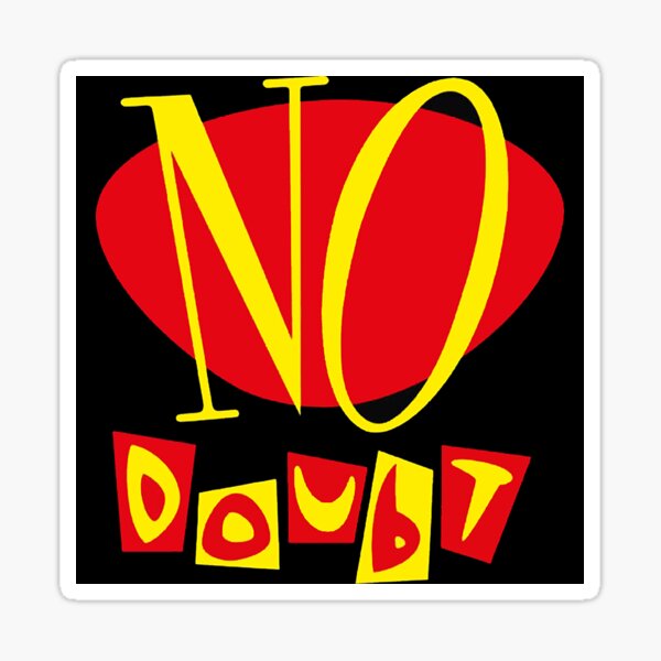 "most trending logo no doubt" Sticker for Sale by wboxhill8q | Redbubble