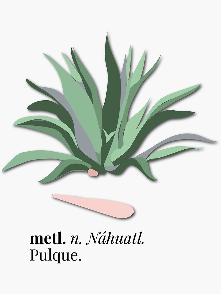 "maguey nahuatl" Sticker for Sale by Chematierra | Redbubble