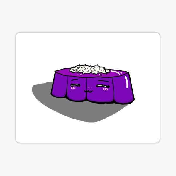 "Ube Pudding" Sticker by ubedelights | Redbubble