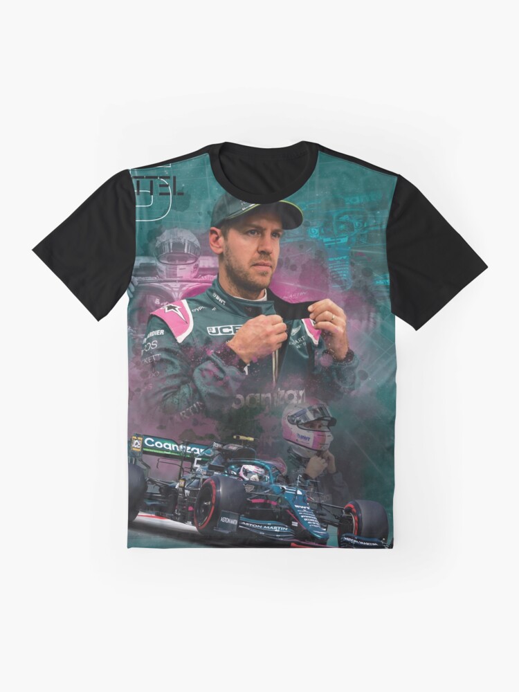 "Sebastian Vettel" T-shirt for Sale by Tracksters | Redbubble | vettel ...