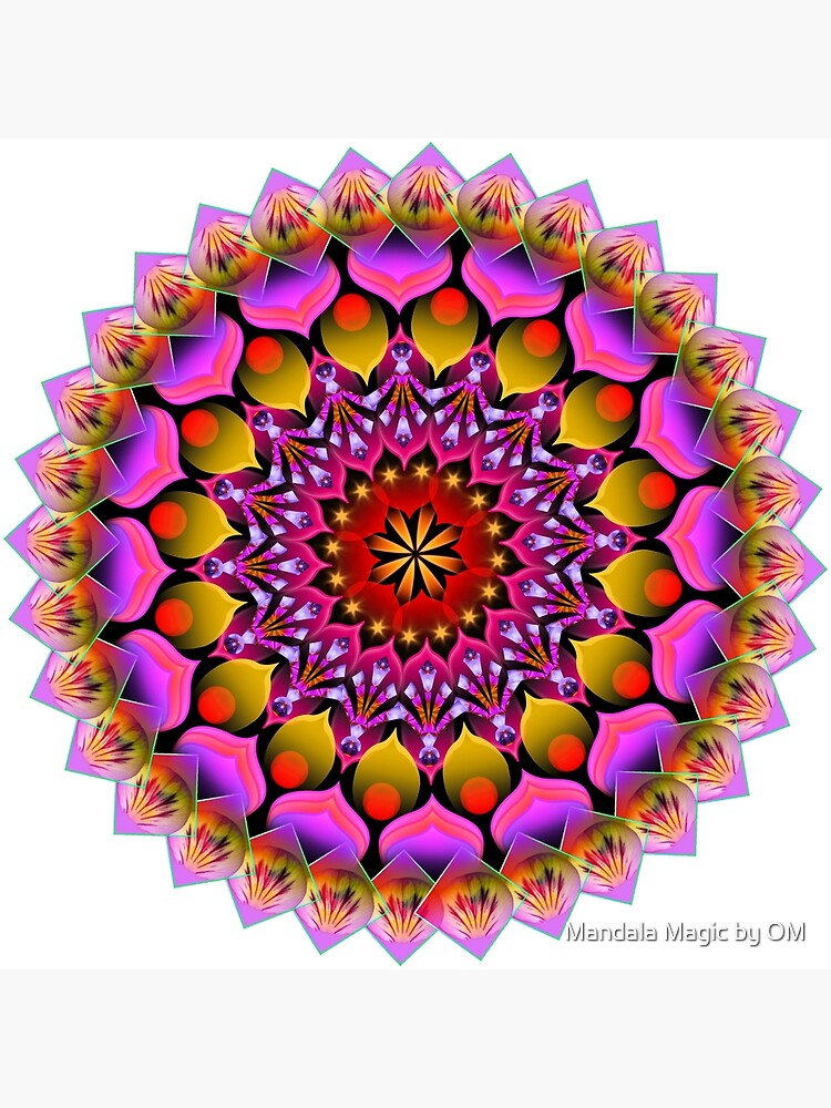 Poster for Sale avec l'œuvre « Daily Focus Mandala 3.14.16 » de l ...