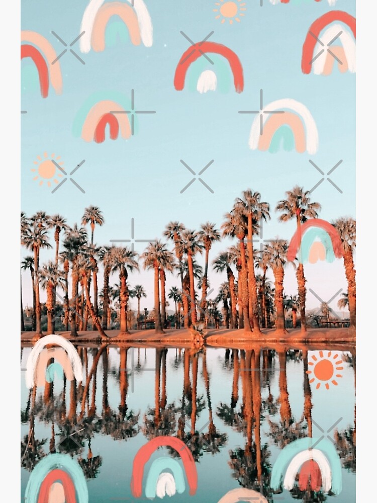 "PALM TREE SUMMER VSCO AESTHETIC COLLAGE" Poster by abbymoriartyy ...