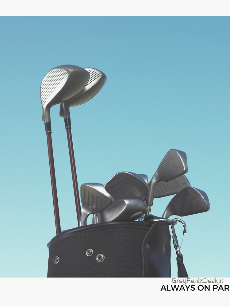 "Always on Par" Sticker for Sale by GreyFenixDesign | Redbubble