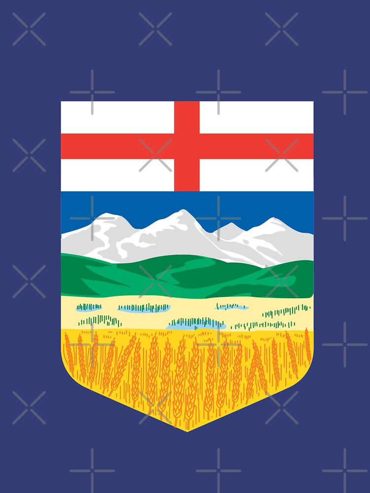 "Alberta Crest" T-shirt by stoopiditees | Redbubble