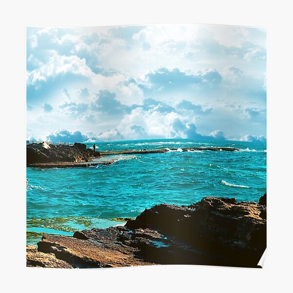 "Ocean Blue" Poster for Sale by AthenaGalleria | Redbubble