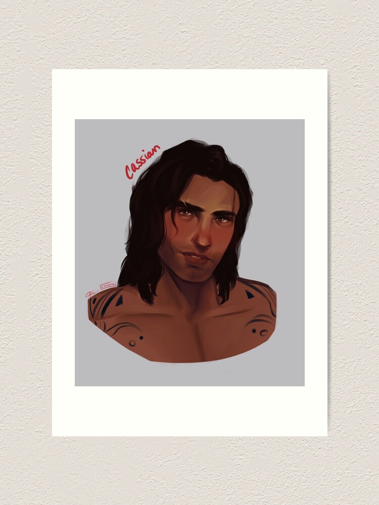 "Cassian - Acotar In Color" Art Print by palesile | Redbubble