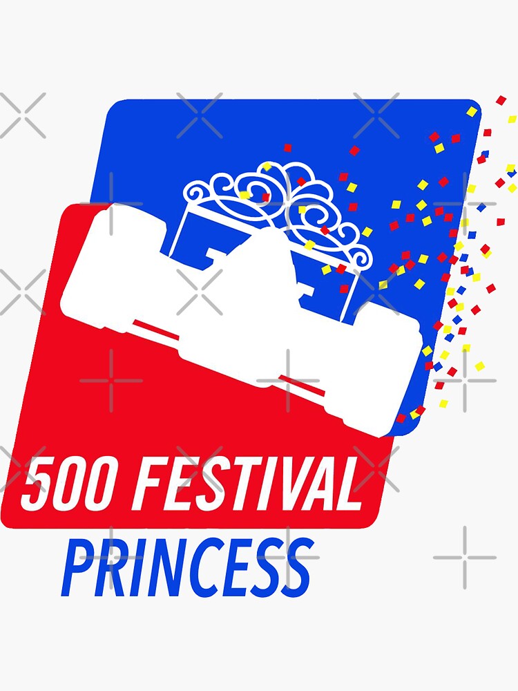 "500 Festival Logo Princess Sticker" Sticker for Sale by staceygall ...