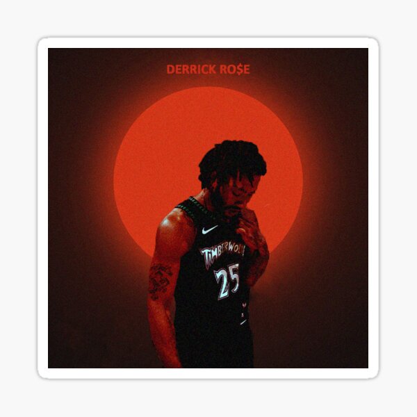 "Derrick Rose 50 Point Game" Sticker by TheNewestLab | Redbubble