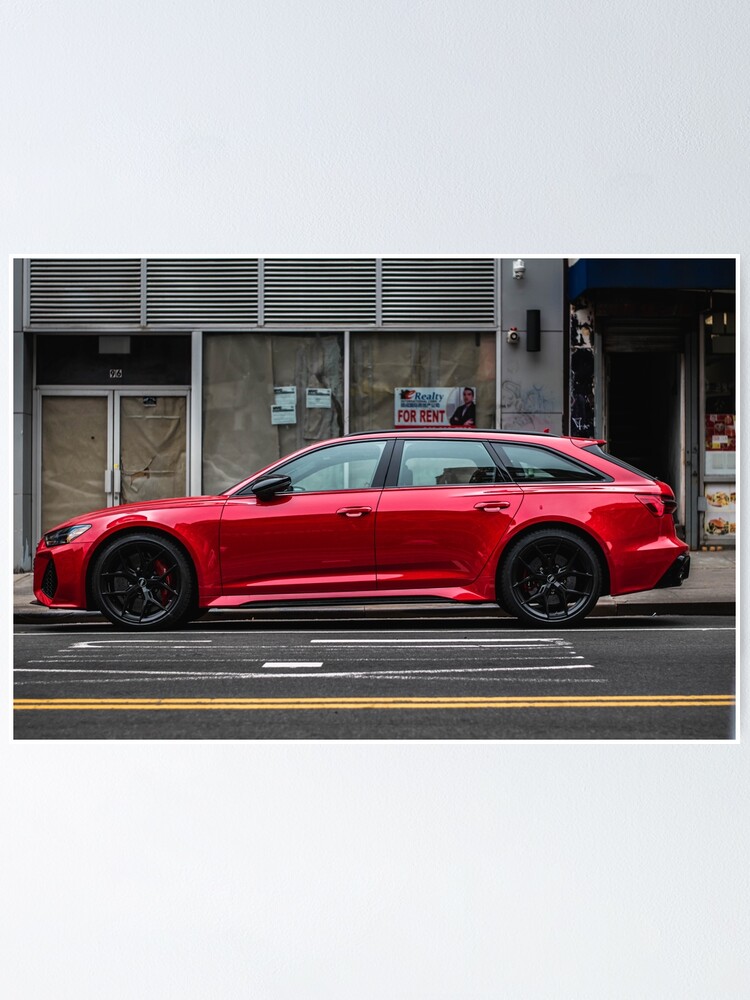 "Audi RS6" Poster von TheAutoPost | Redbubble