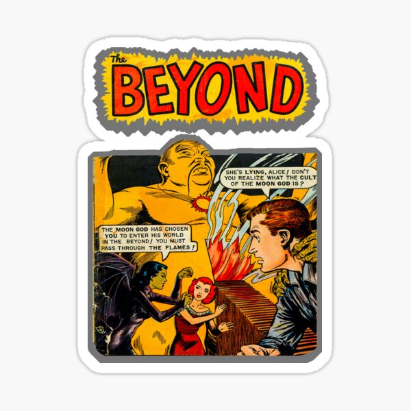 "Beyond Comics - Vintage Comic Book Cover " Sticker for Sale by ...