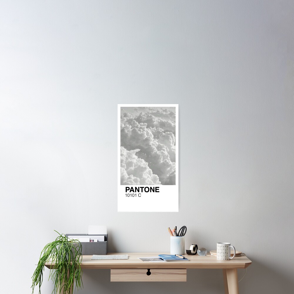 "Cloud Pantone" Poster for Sale by LucindaDuah | Redbubble