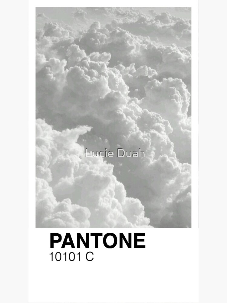Cloud Pantone Premium Matte Vertical Poster