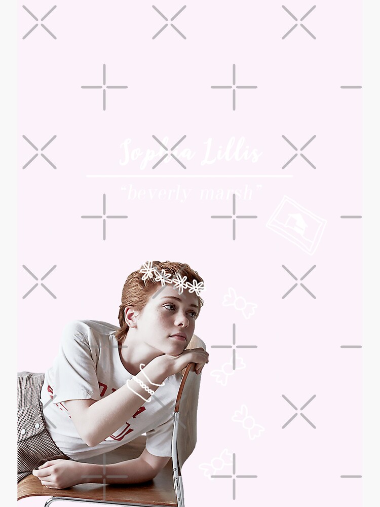 "IT Character/Actor Posters - Beverly Marsh" Sticker by muldeeni ...