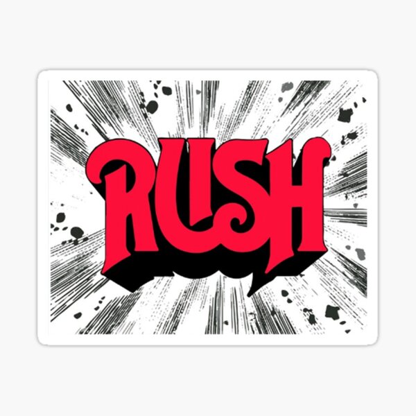 Rush The Band Stickers | Redbubble