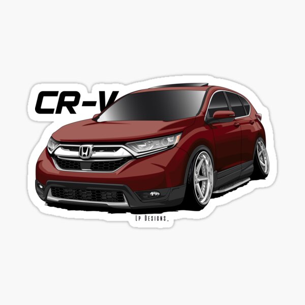 "Cr-v" Sticker for Sale by lpdesigns1 | Redbubble